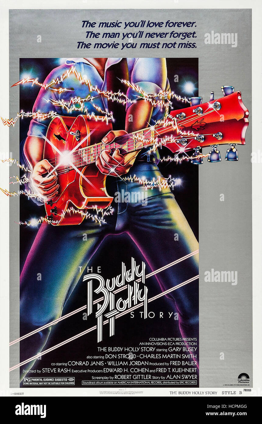 THE BUDDY HOLLY STORY, US poster art, 1978 Stock Photo - Alamy