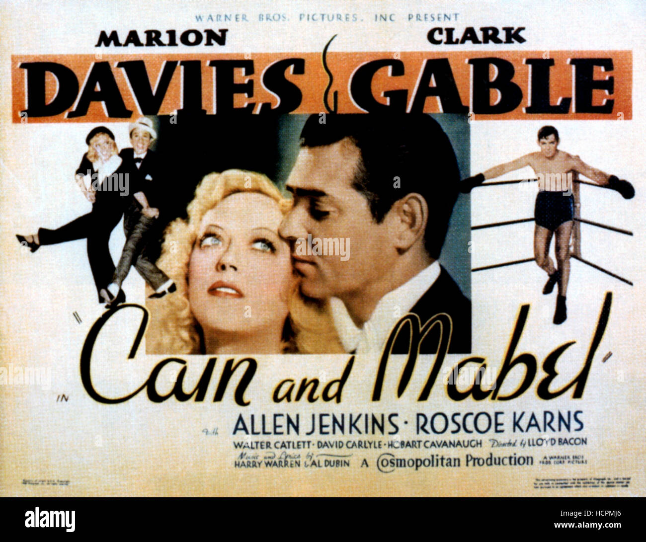 CAIN AND MABEL, center from left: Marion Davies, Clark Gable, 1936 ...