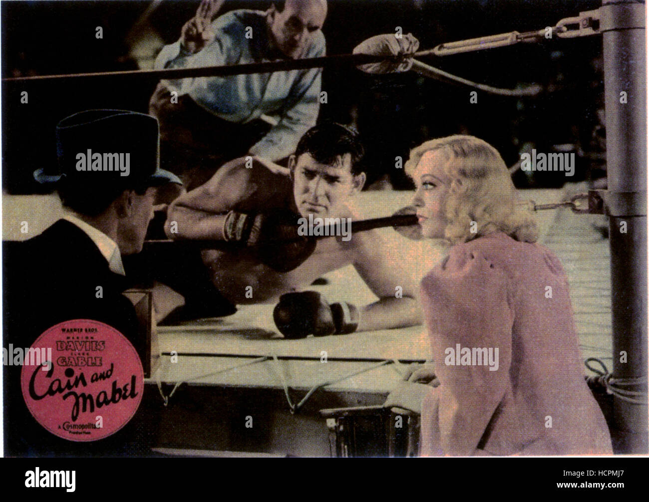 CAIN AND MABEL, Roscoe Karns, Clark Gable, Marion Davies, 1936 Stock ...