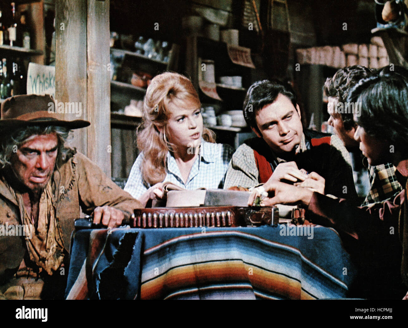 CAT BALLOU, Lee Marvin, Jane Fonda, Michael Callan, Dwayne Hickman, Tom ...