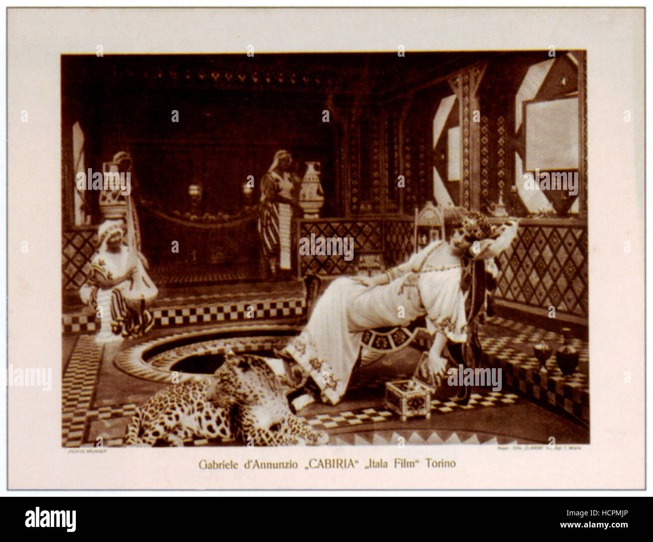 CABIRIA, Italian poster art, 1914 Stock Photo - Alamy