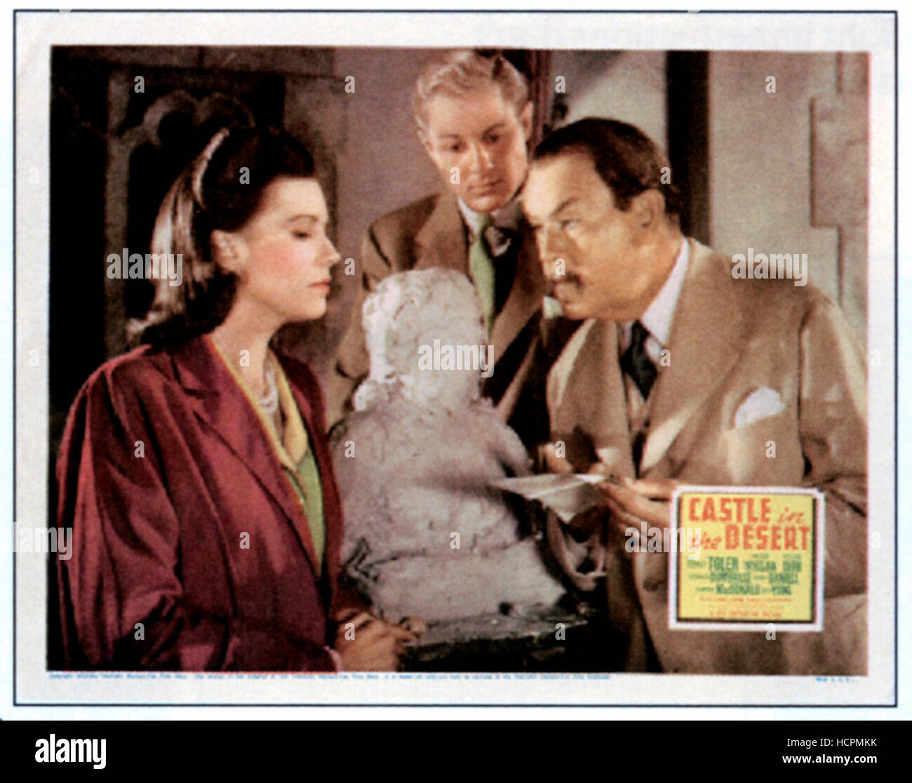 CASTLE IN THE DESERT, from left: Arleen Whelan, Richard Derr, Sidney ...