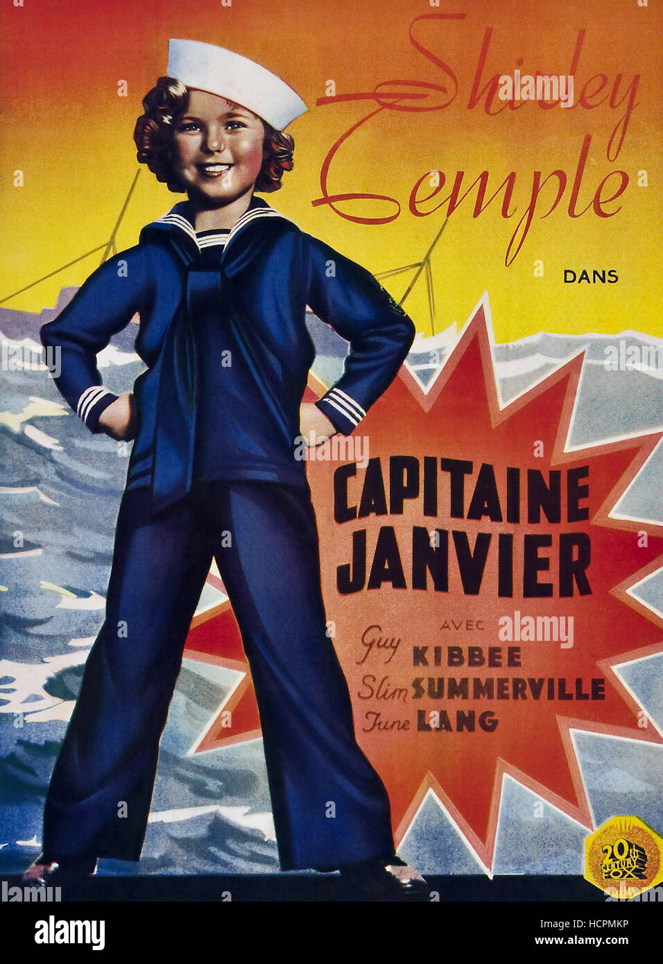 CAPTAIN JANUARY (aka CAPITAINE JANVIER), Shirley Temple on Belgian ...