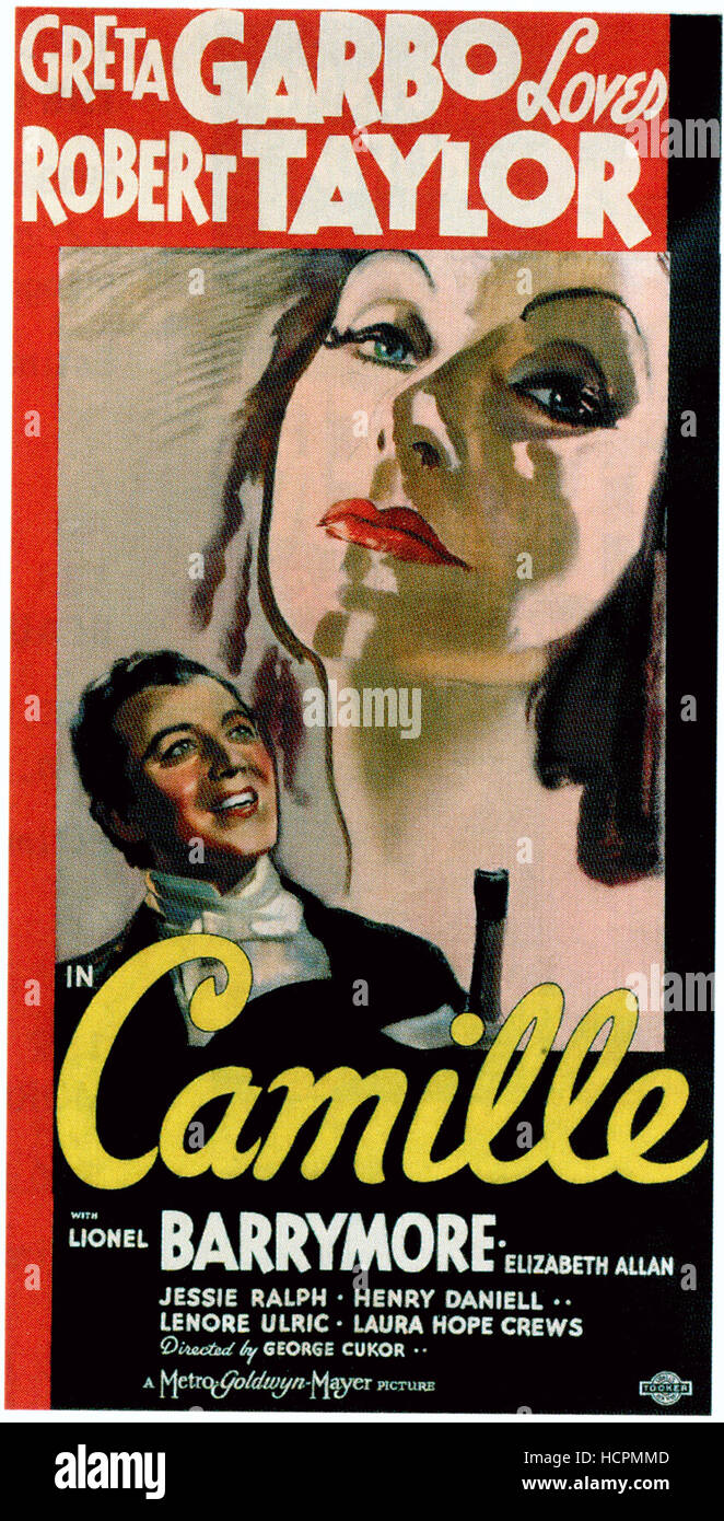 CAMILLE, Robert Taylor, Greta Garbo, 1936 Stock Photo - Alamy