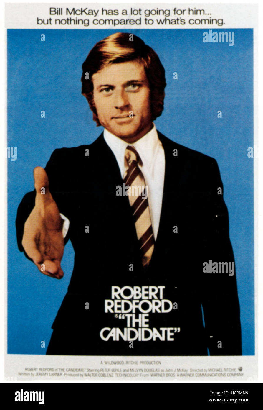 THE CANDIDATE, Robert Redford, 1972 Stock Photo - Alamy