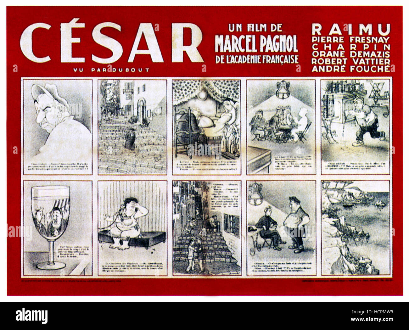 CESAR, French poster art, 1936 Stock Photo - Alamy