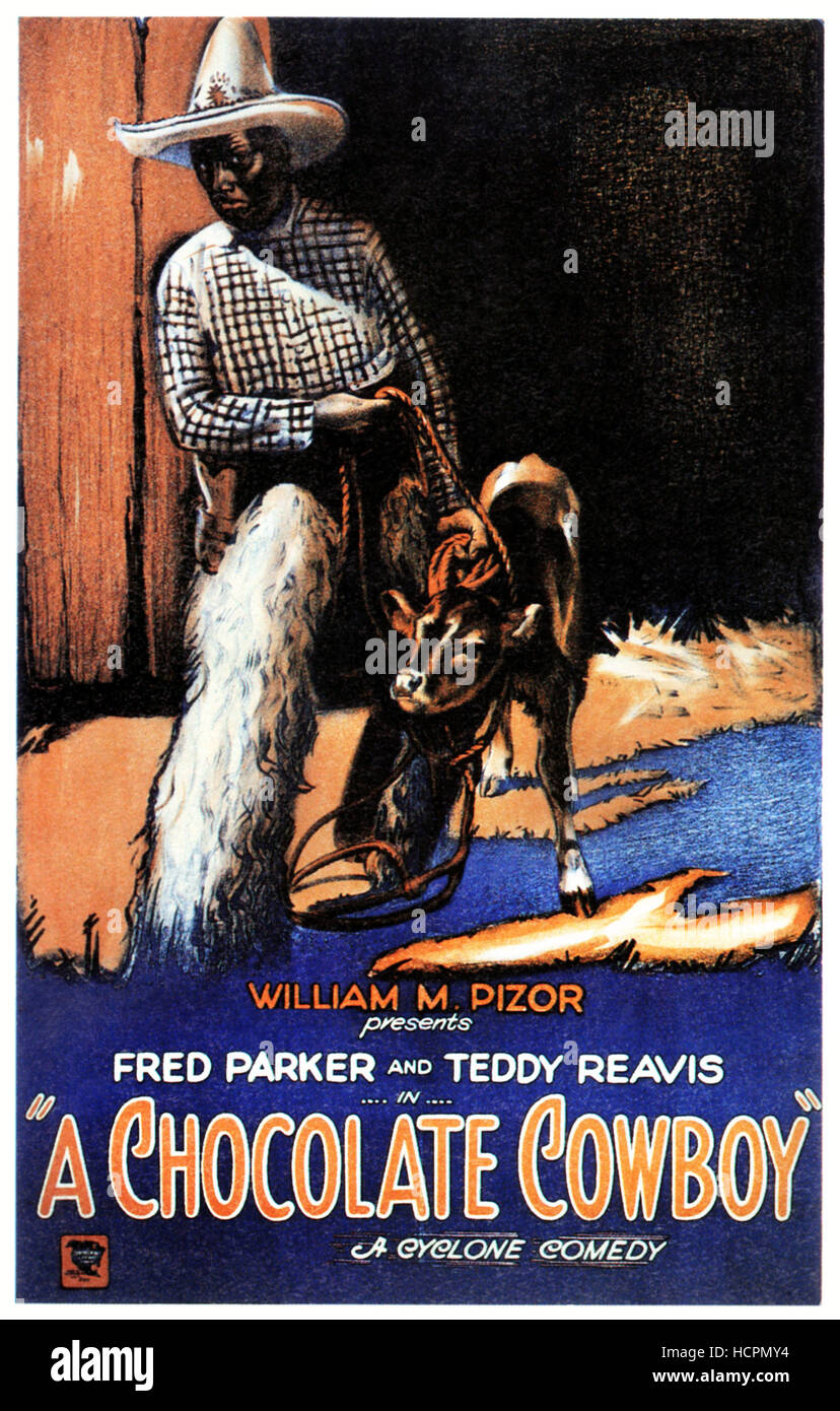 A CHOCOLATE COWBOY, Fred Parker, 1925 Stock Photo - Alamy