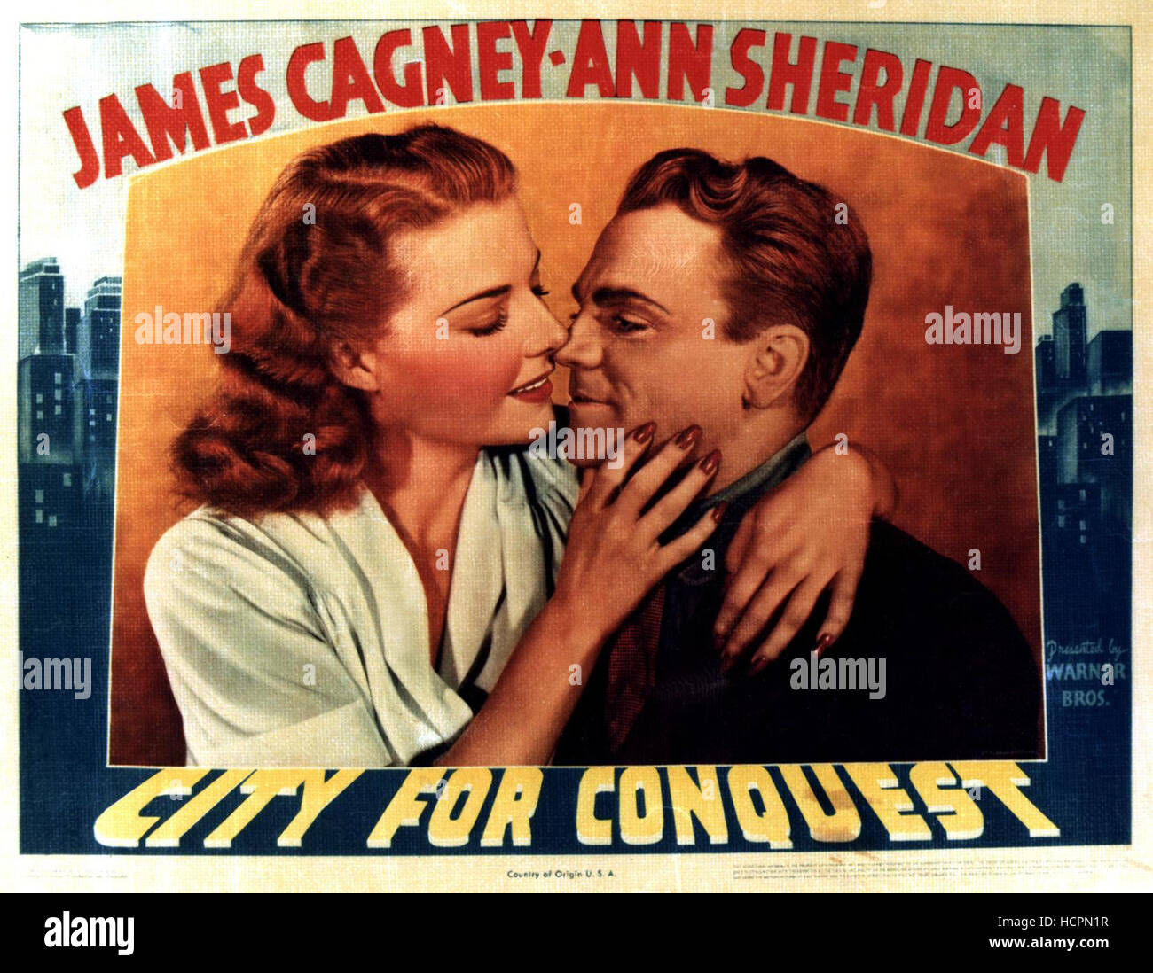 CITY FOR CONQUEST, Ann Sheridan, James Cagney, 1940 Stock Photo - Alamy