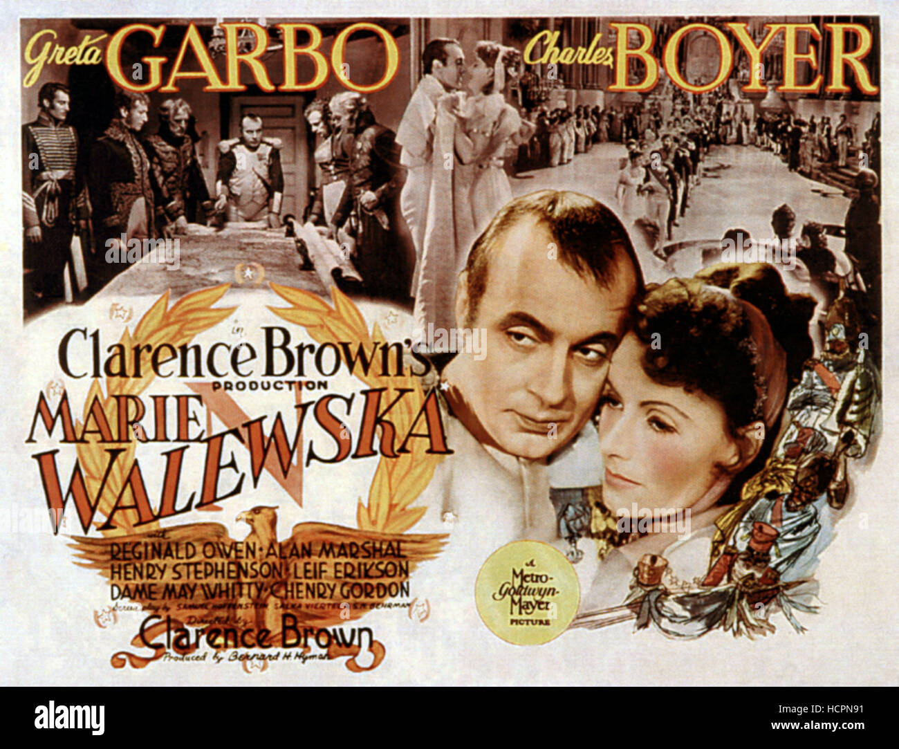 CONQUEST, (aka MARIE WALEWSKA), bottom from left: Charles Boyer, Greta ...