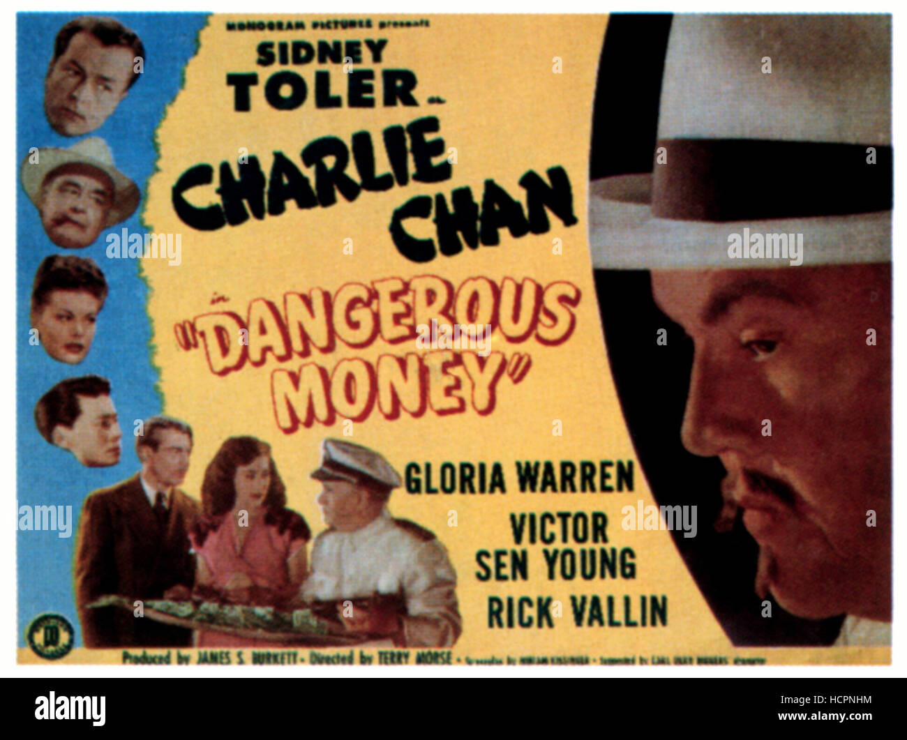 DANGEROUS MONEY (aka CHARLIE CHAN IN DANGEROUS MONEY), right: Sidney ...