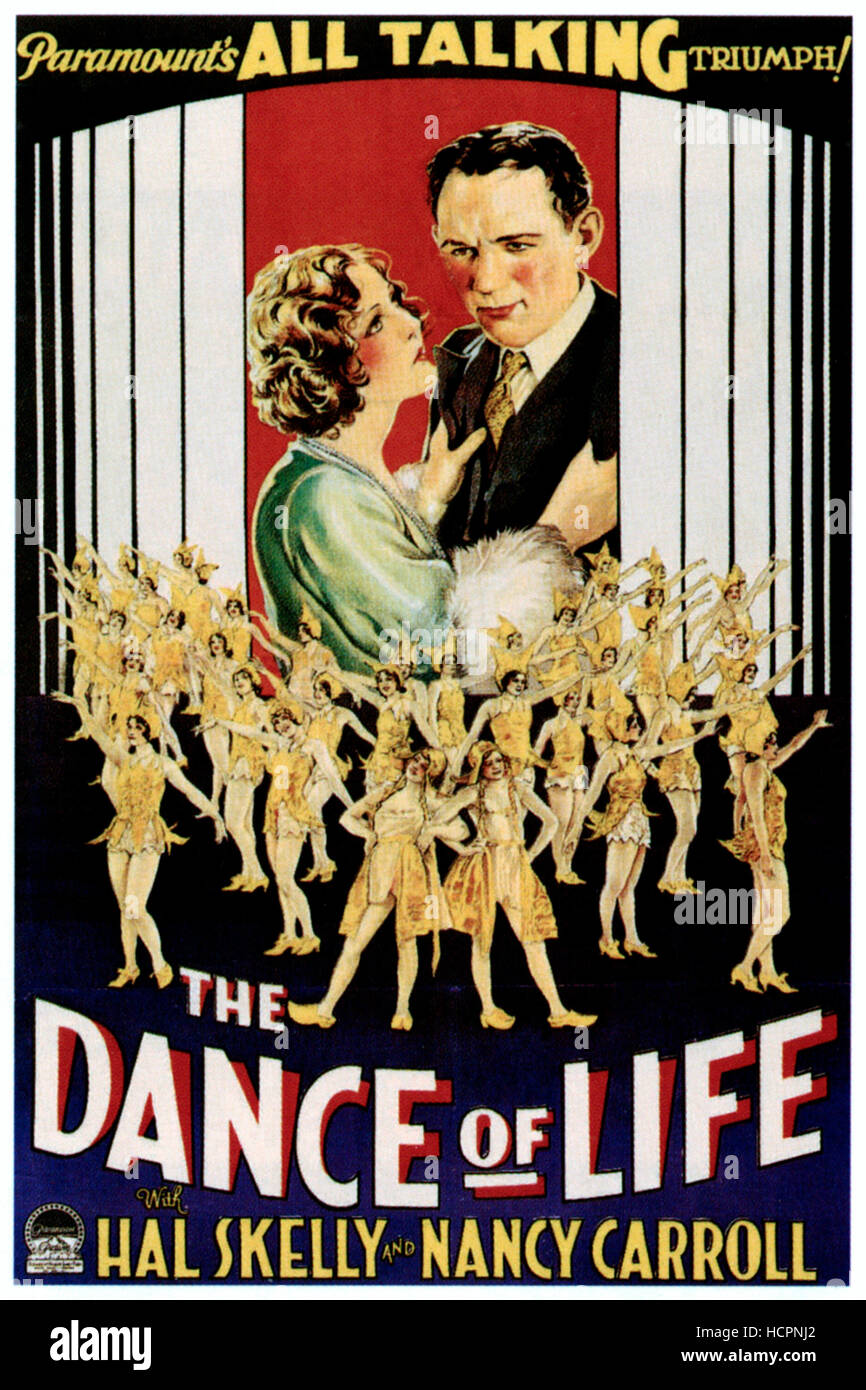 THE DANCE OF LIFE, Nancy Carroll, Hal Skelly, 1929 Stock Photo - Alamy