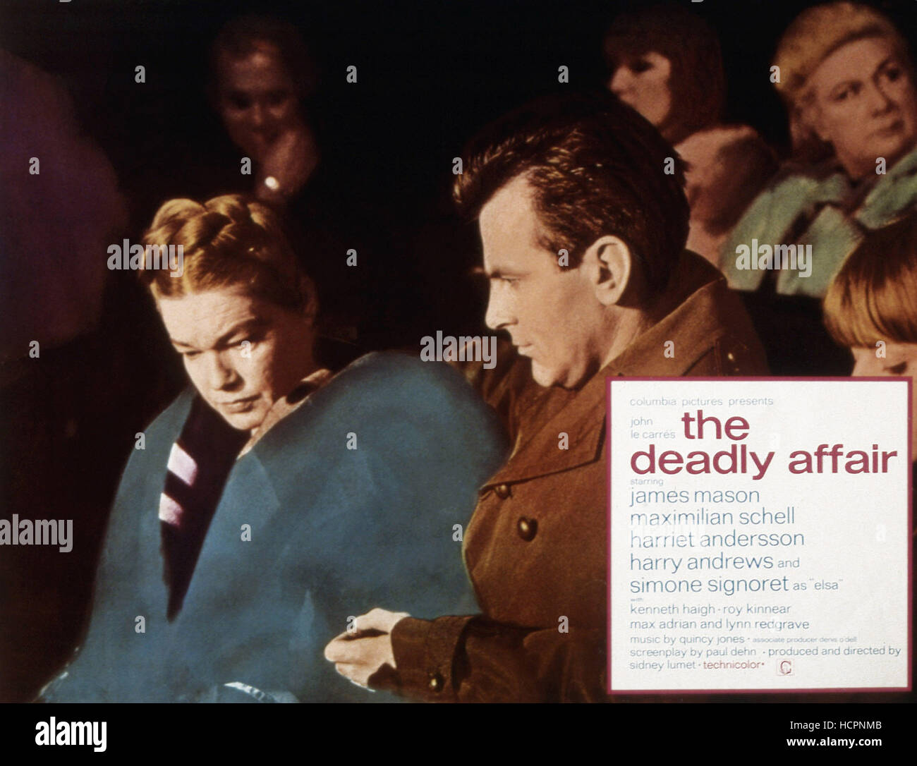 THE DEADLY AFFAIR, Simone Signoret, Maximilian Schell, 1966 Stock Photo ...