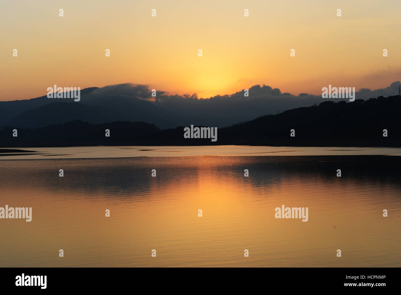 The beautiful Umiam lake near Shillong in Meghalaya Stock Photo - Alamy