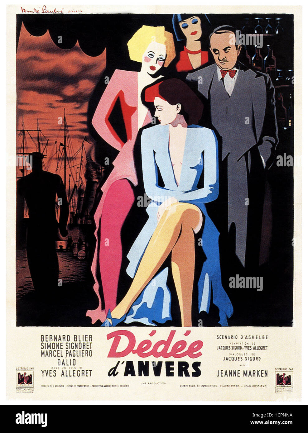 DEDEE, (aka DEDEE D'ANVERS), French poster art, 1948 Stock Photo - Alamy