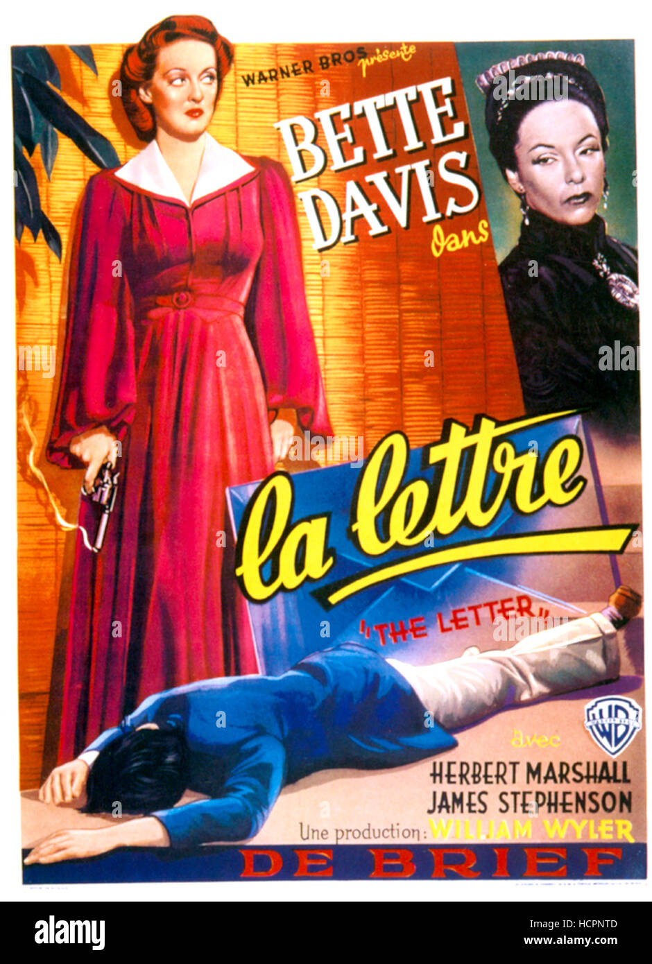 THE LETTER, Bette Davis, Gale Sondergaard, 1940, foreign poster art ...