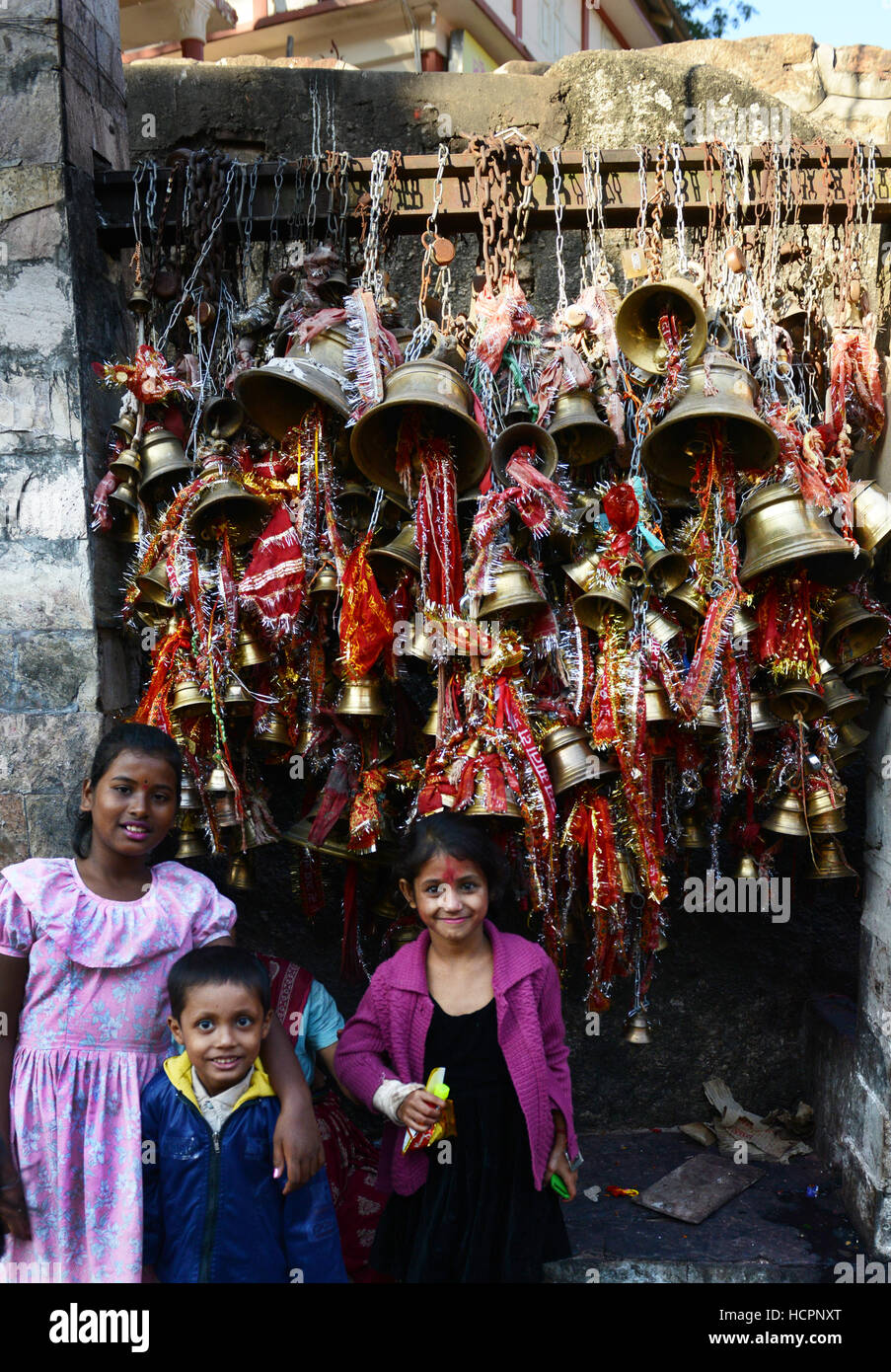 Guwahati assam hinduism bells hi-res stock photography and images - Alamy