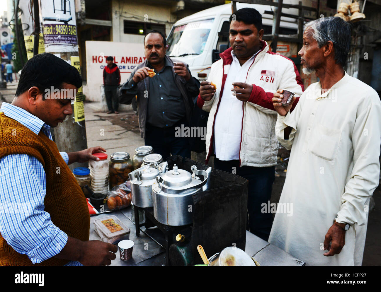 Indian tea stall hi-res stock photography and images - Alamy