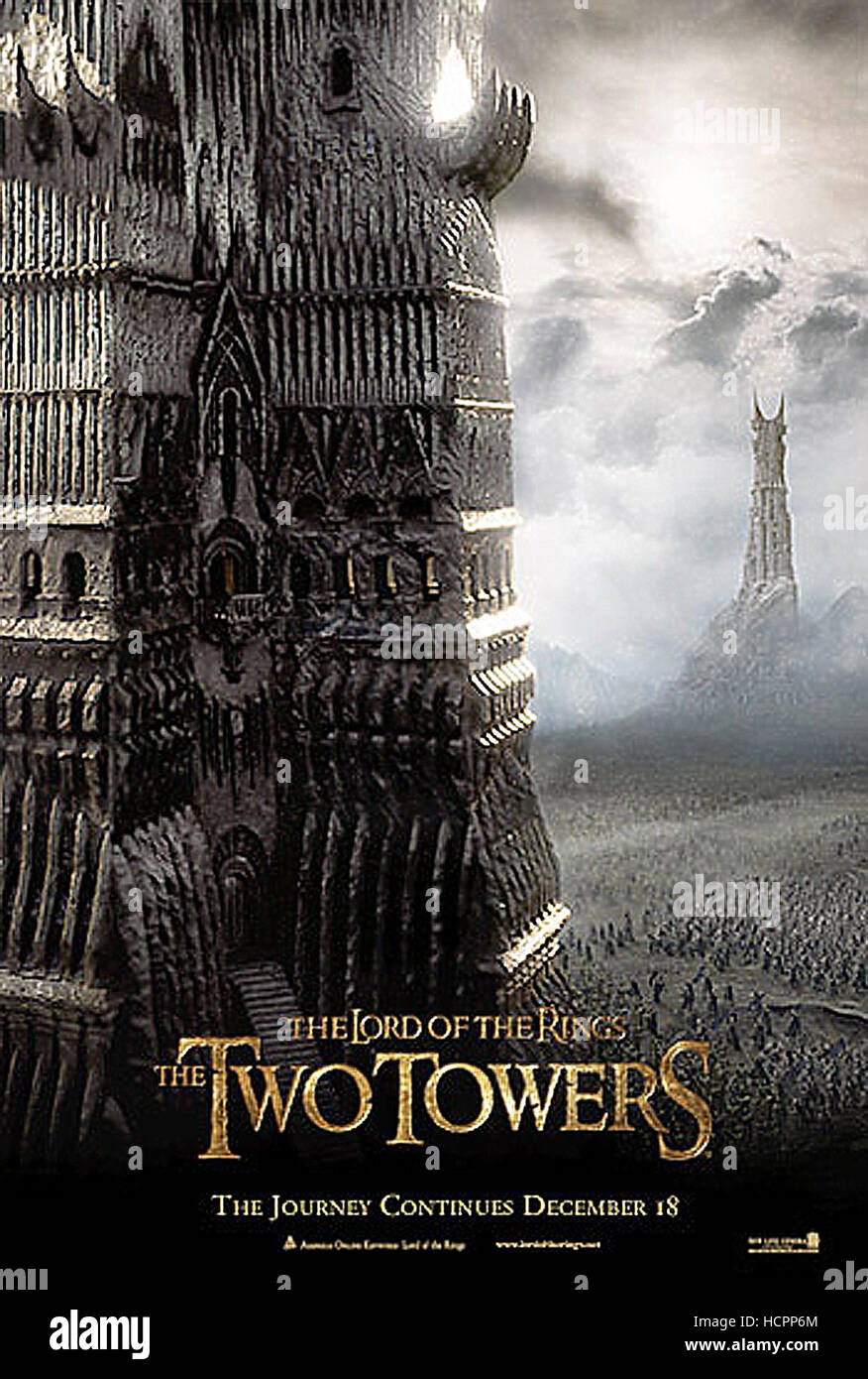 THE LORD OF THE RINGS: THE TWO TOWERS, US poster art, 2002. ©New Line ...