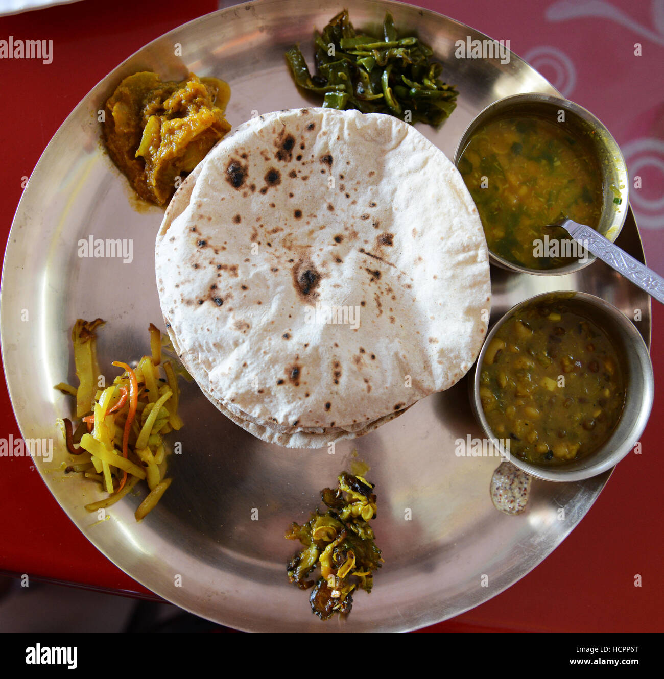 Thali assam chapati bisleri hi-res stock photography and images - Alamy