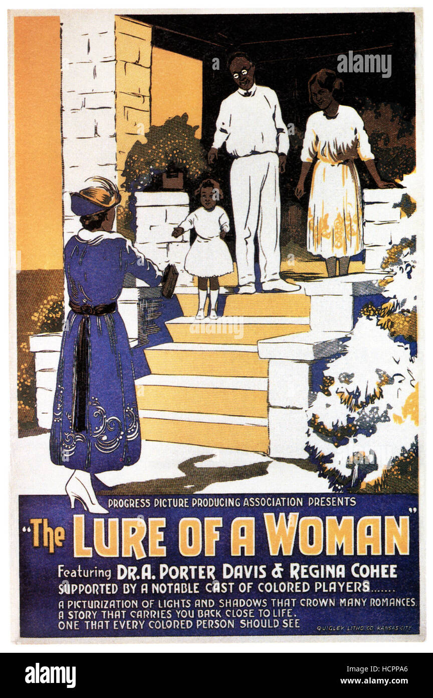 THE LURE OF A WOMAN, poster art, 1921 Stock Photo - Alamy