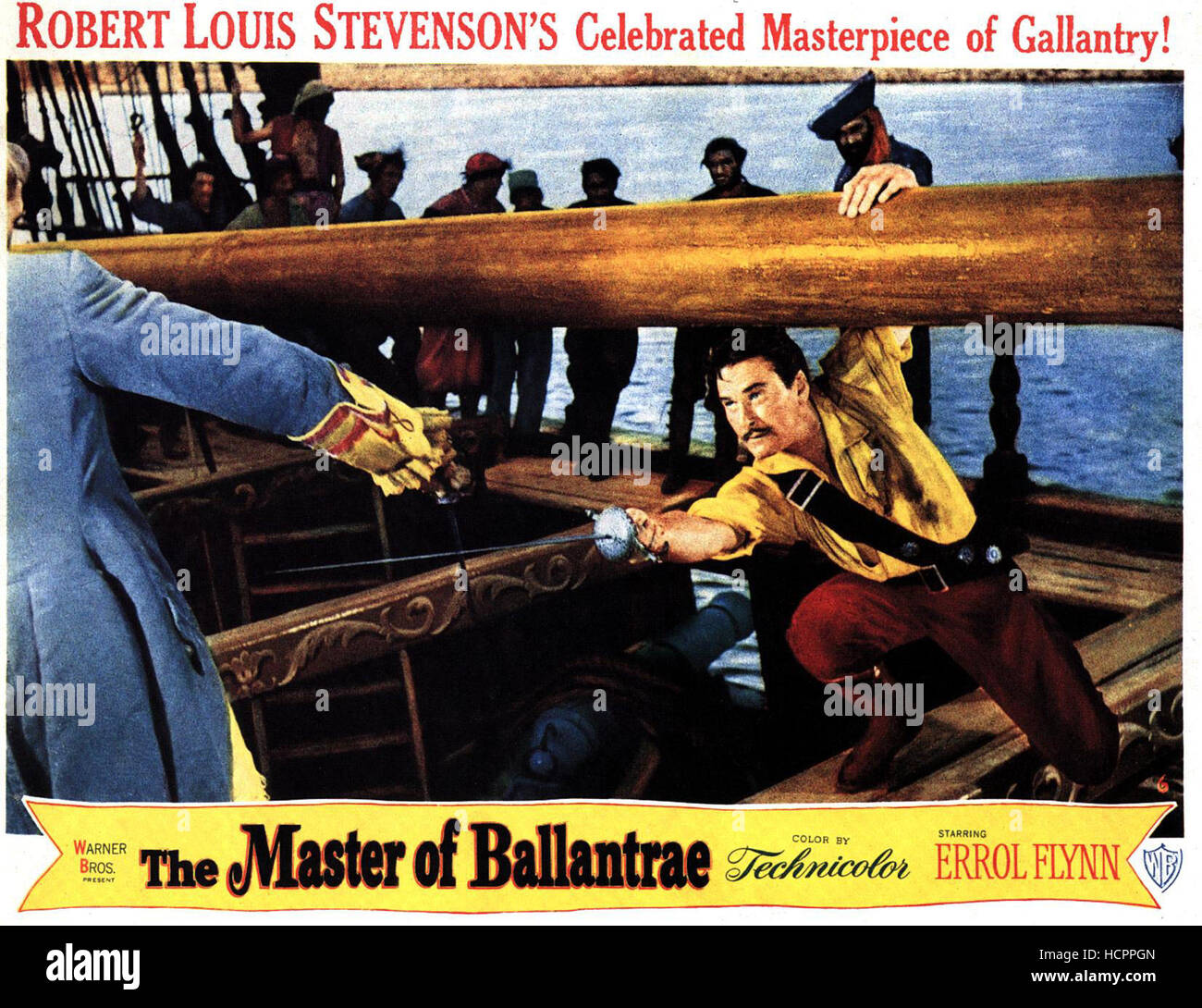 THE MASTER OF BALLANTRAE, Errol Flynn, 1953 Stock Photo - Alamy