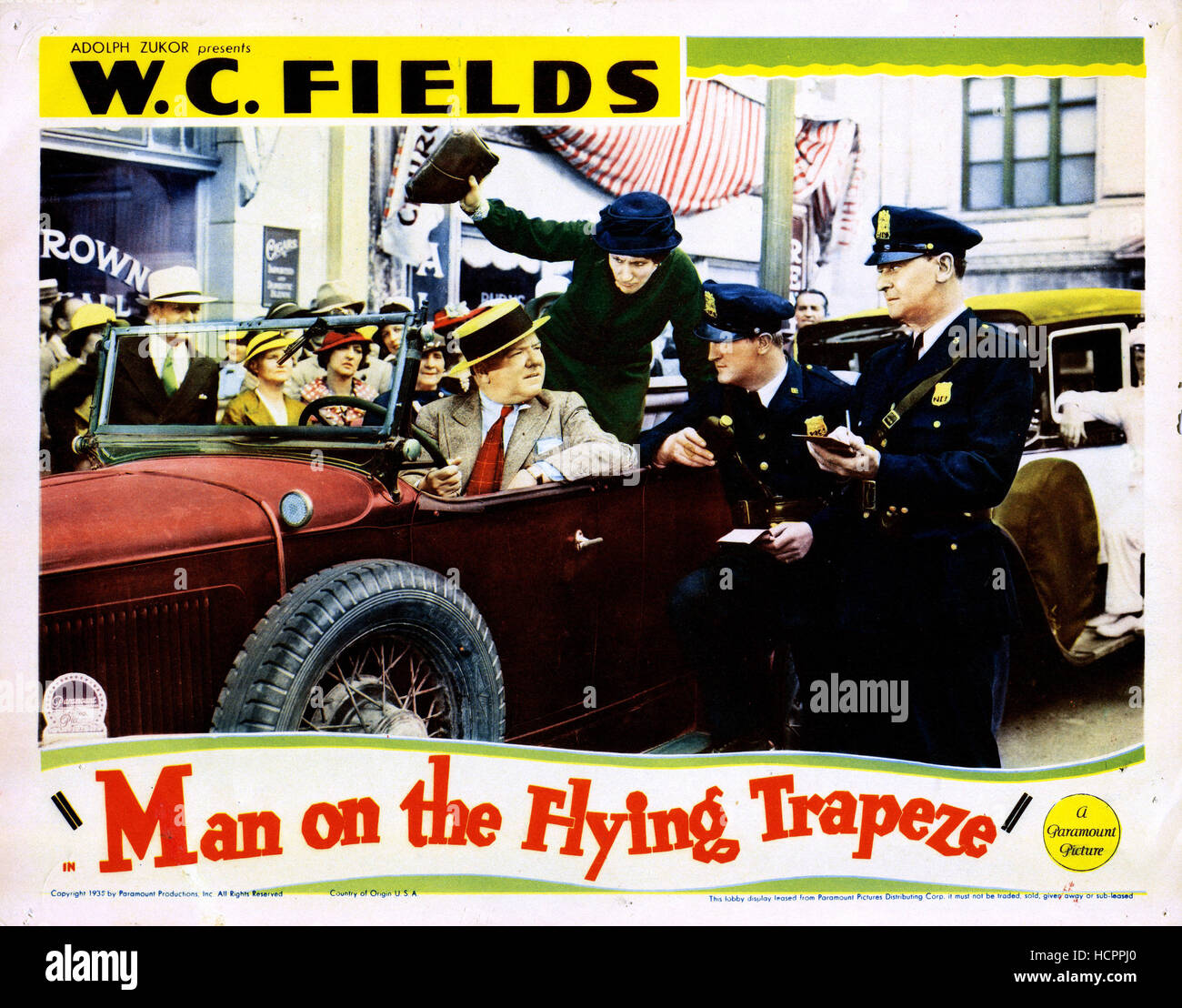 MAN ON THE FLYING TRAPEZE, W.C. Fields, 1935 Stock Photo - Alamy