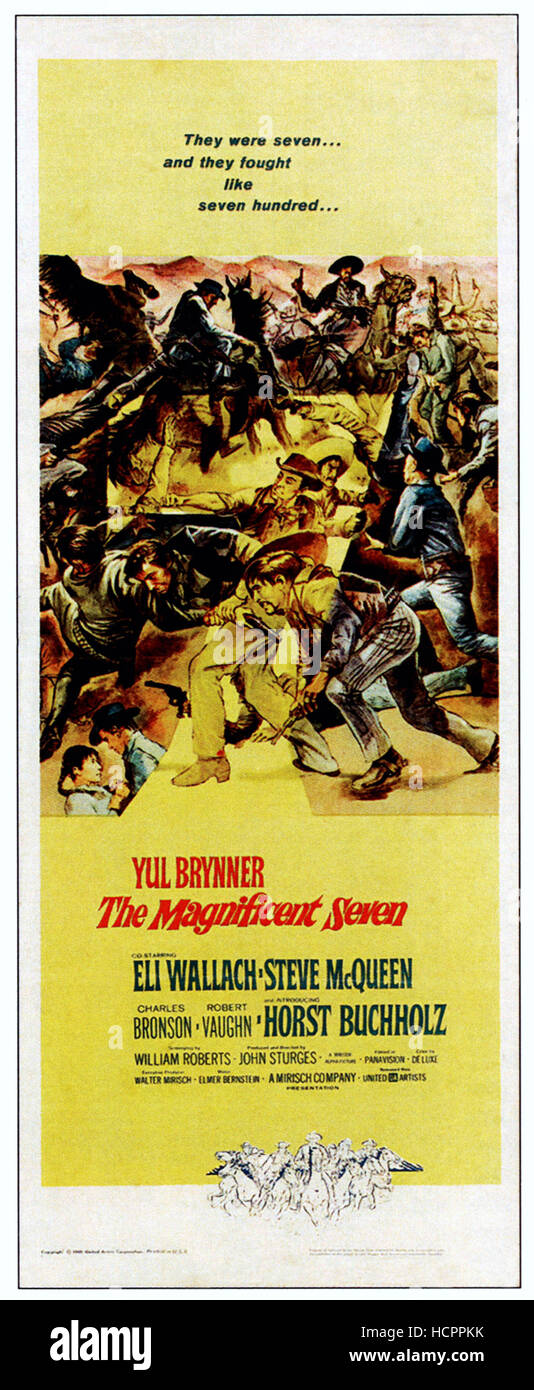 The magnificent seven poster hi-res stock photography and images - Alamy