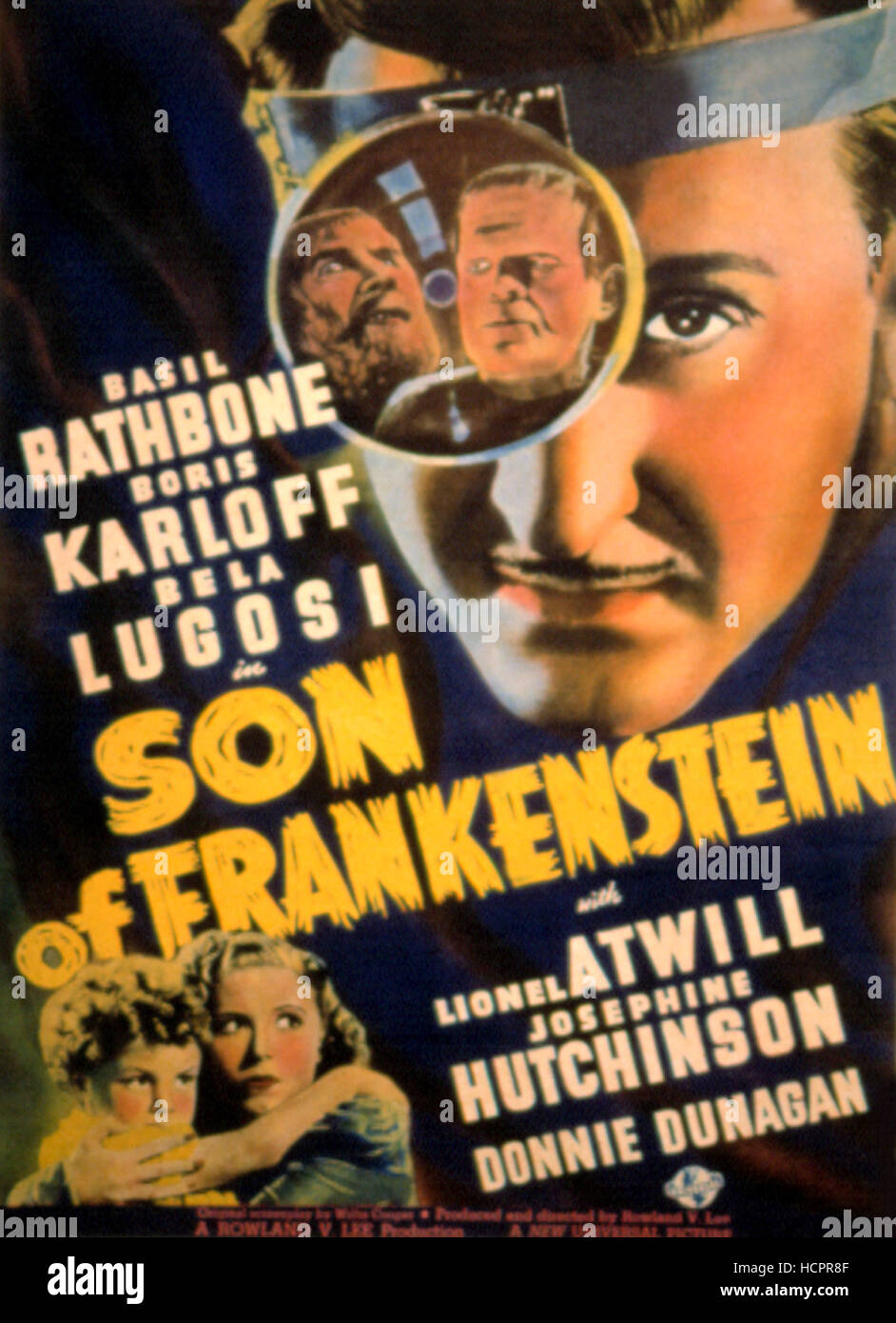 SON OF FRANKENSTEIN, Bela Lugosi, Boris Karloff, Basil Rathbone, 1939 ...