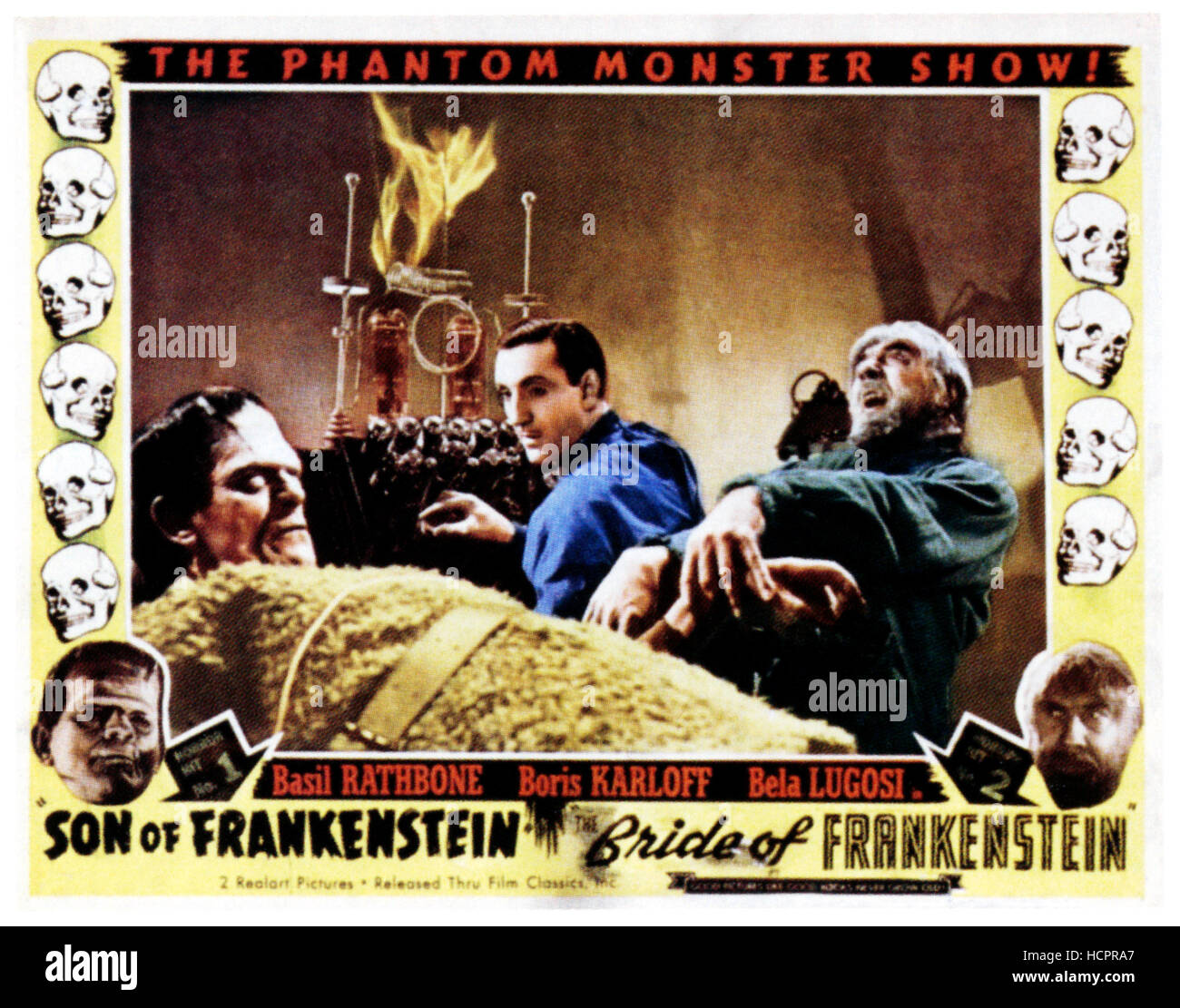 SON OF FRANKENSTEIN, from left: Boris Karloff, Basil Rathbone, Bela ...
