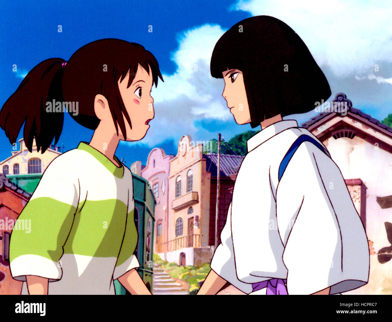 SPIRITED AWAY, (SEN TO CHIHIRO NO KAMIKAKUSHI), Chihiro, Haku, 2001, (c ...