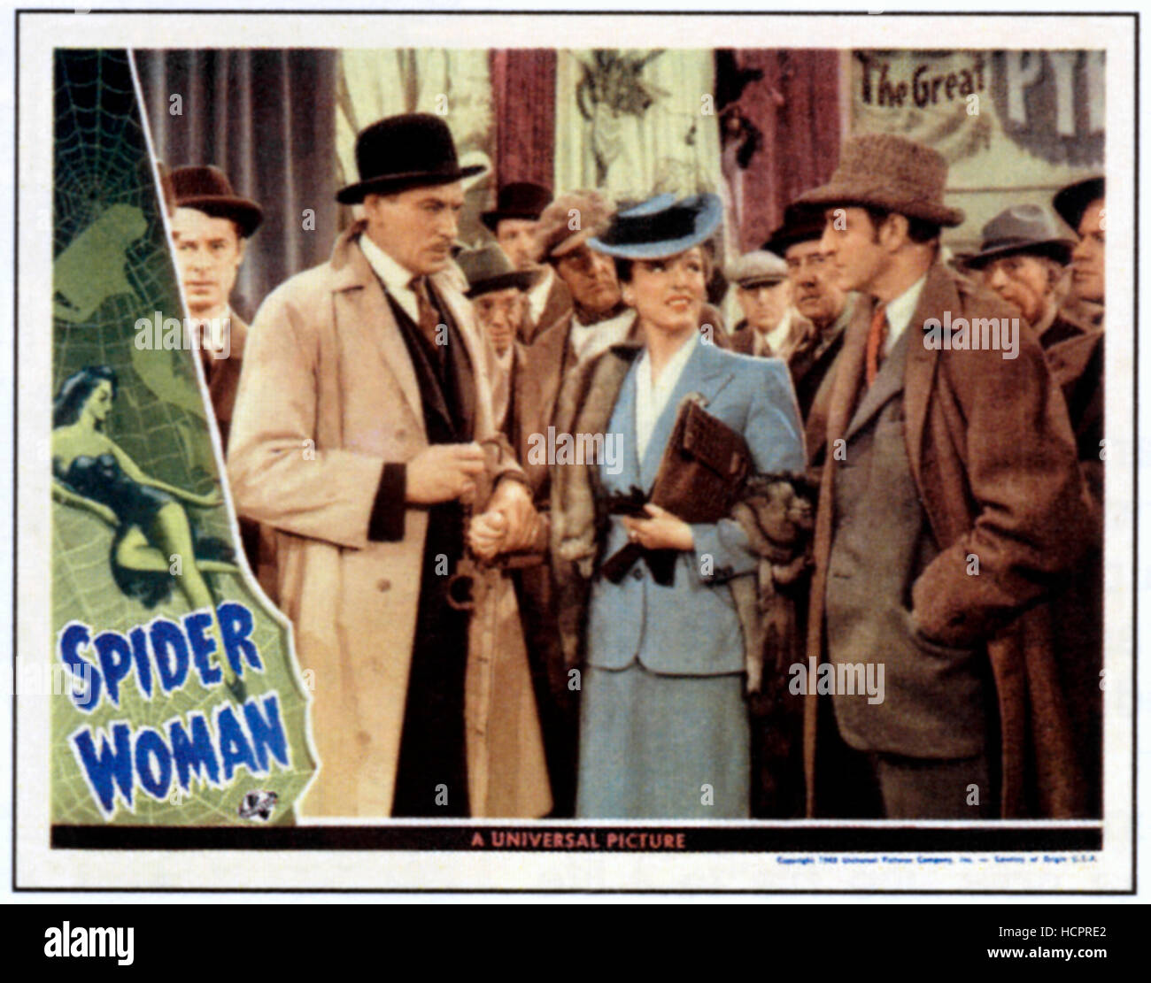 THE SPIDER WOMAN, (aka SHERLOCK HOLMES AND THE SPIDER WOMAN), center ...