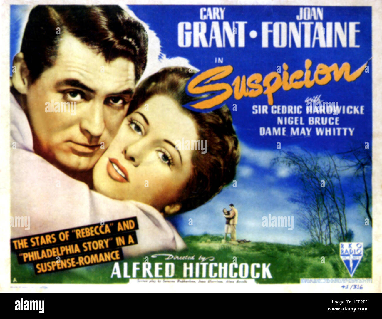 SUSPICION, Cary Grant, Joan Fontaine, 1941 Stock Photo - Alamy