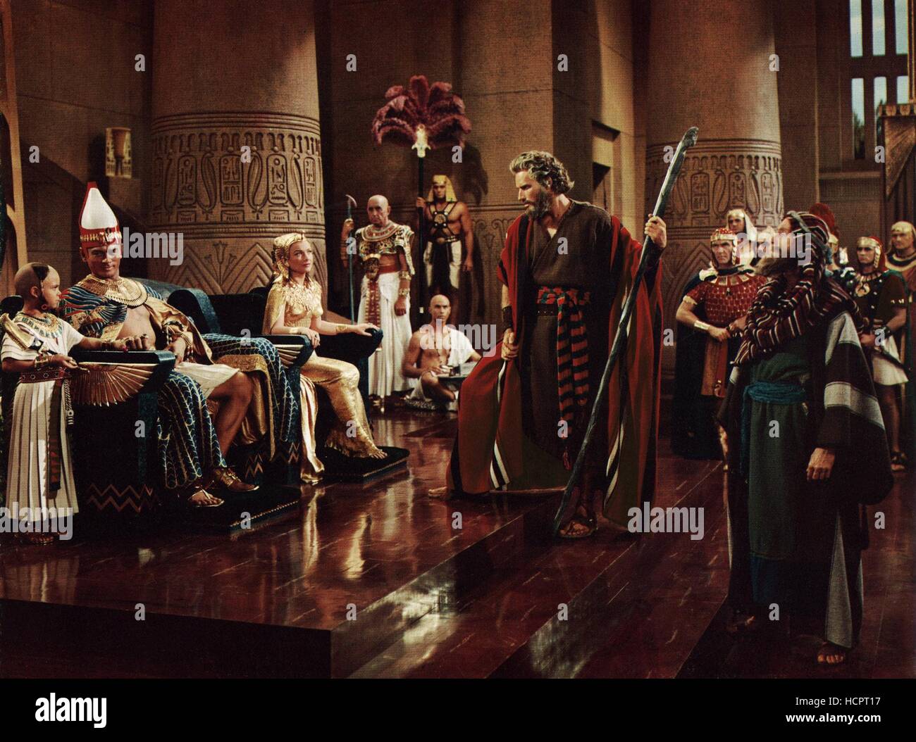 THE TEN COMMANDMENTS, Eugene Mazzola, Yul Brynner, Anne Baxter ...