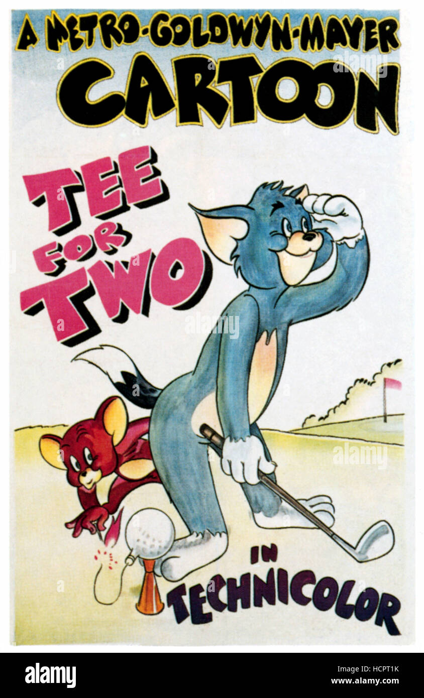 TEE FOR TWO, from left: Jerry, Tom, 1945 Stock Photo - Alamy
