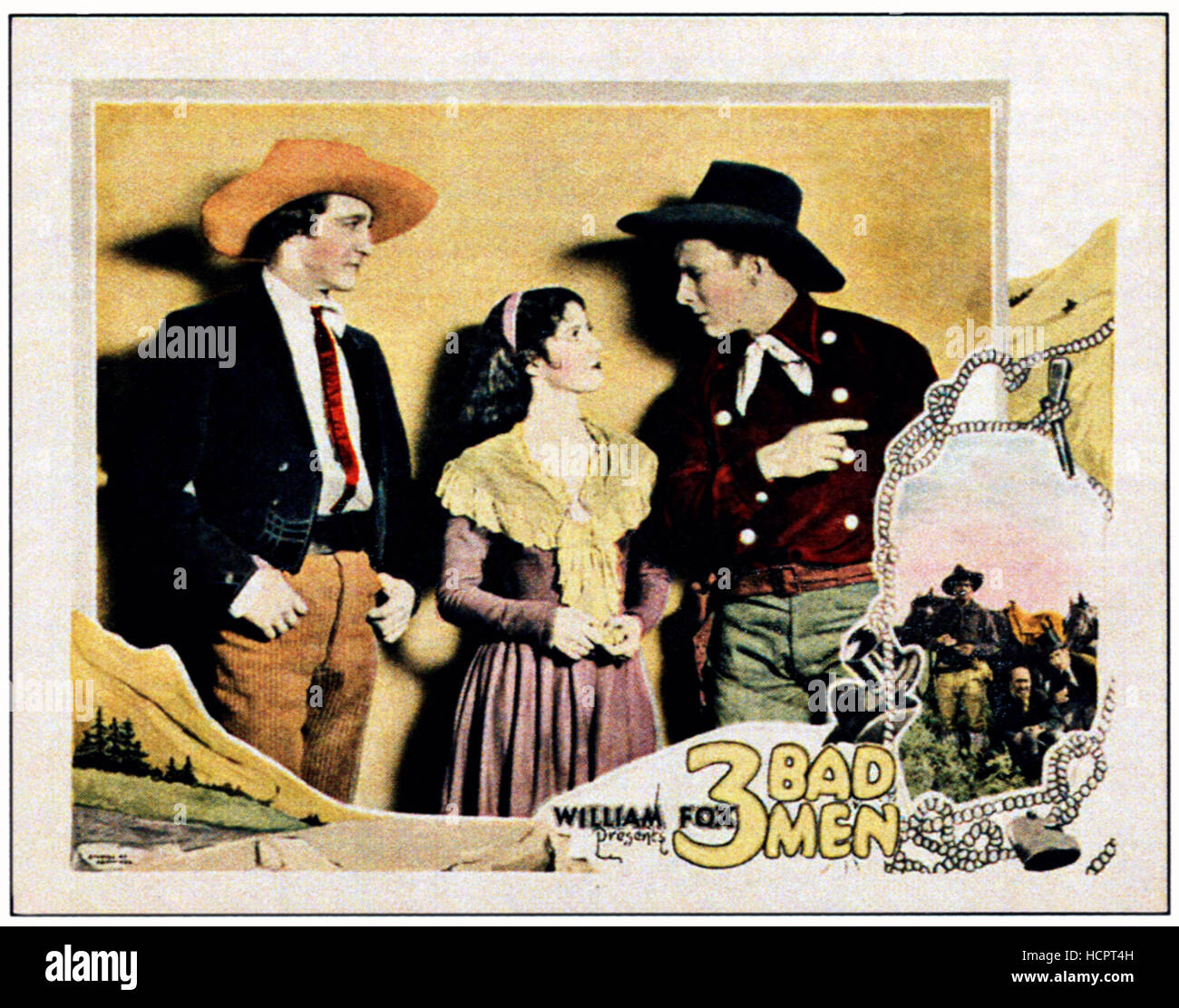 3 BAD MEN, center: Olive Borden, 1926, TM and Copyright ©20th Century ...