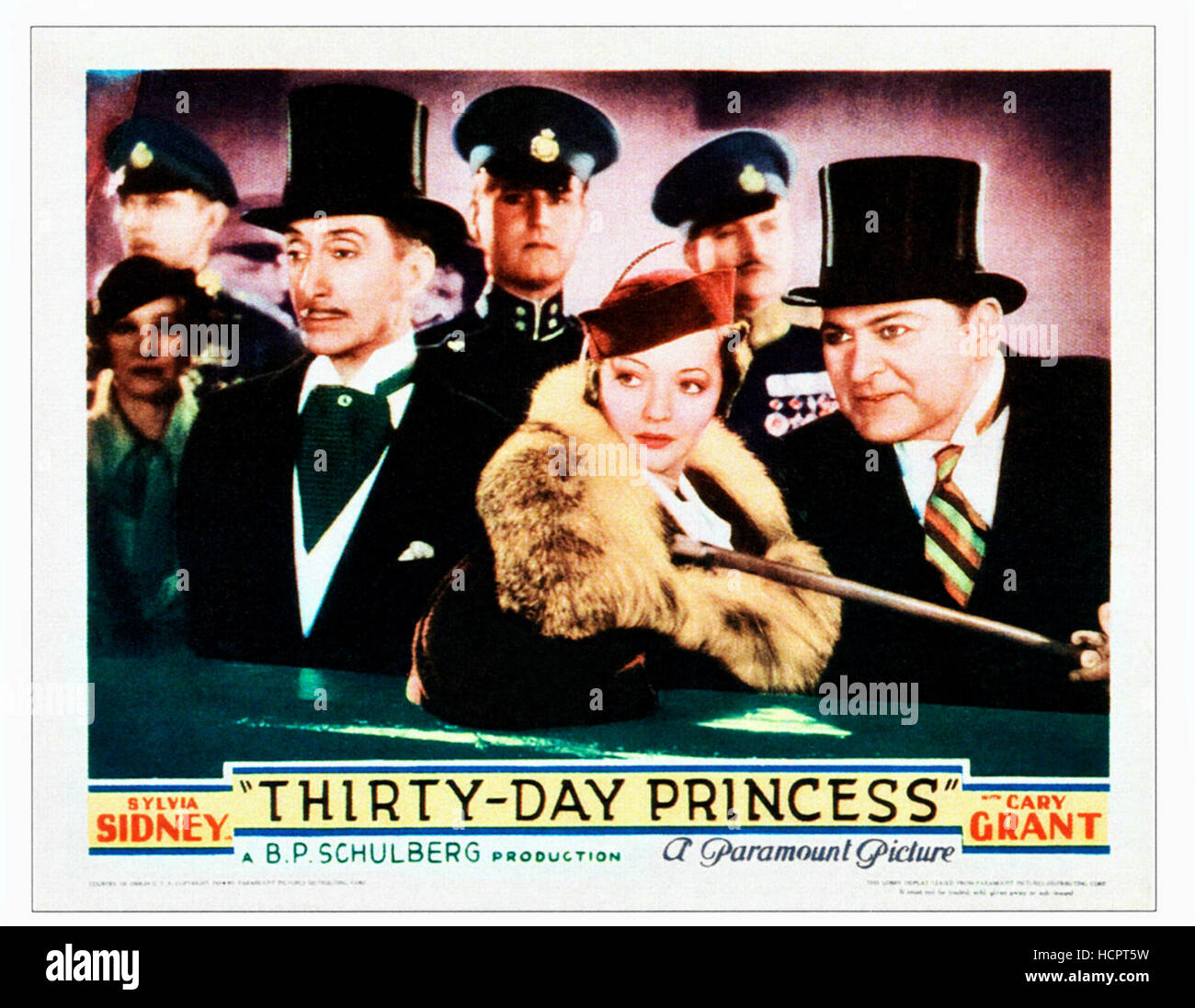 THIRTY DAY PRINCESS, center: Sylvia Sidney on lobbycard, 1934 Stock ...