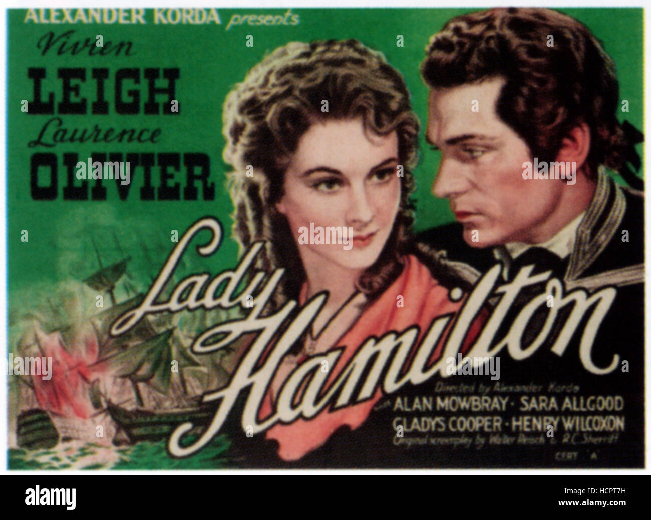 THAT HAMILTON WOMAN, Vivien Leigh, Laurence Olivier, 1941 Stock Photo ...