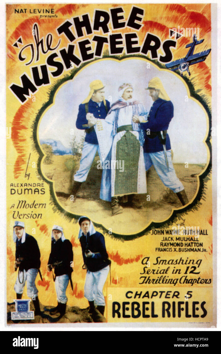THE THREE MUSKETEERS, 'Chapter 5: Rebel Rifles', 1933 Stock Photo - Alamy