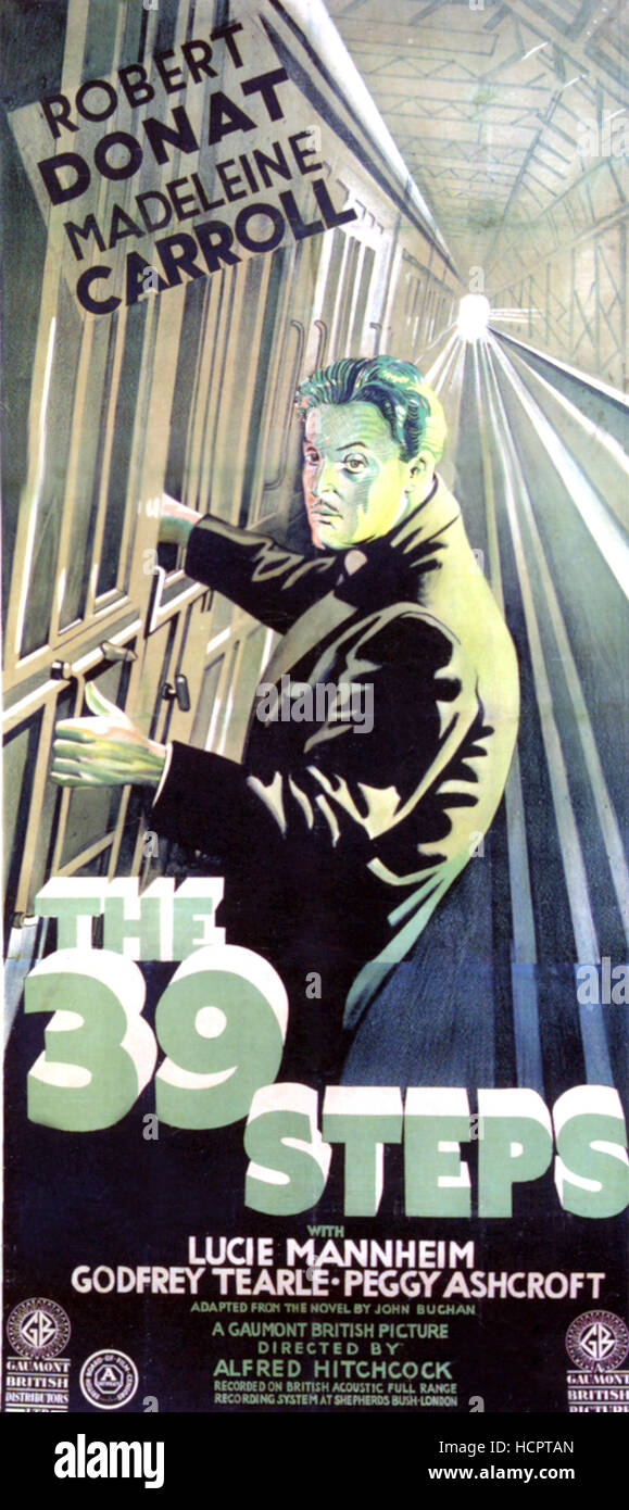 39 steps poster hi-res stock photography and images - Alamy