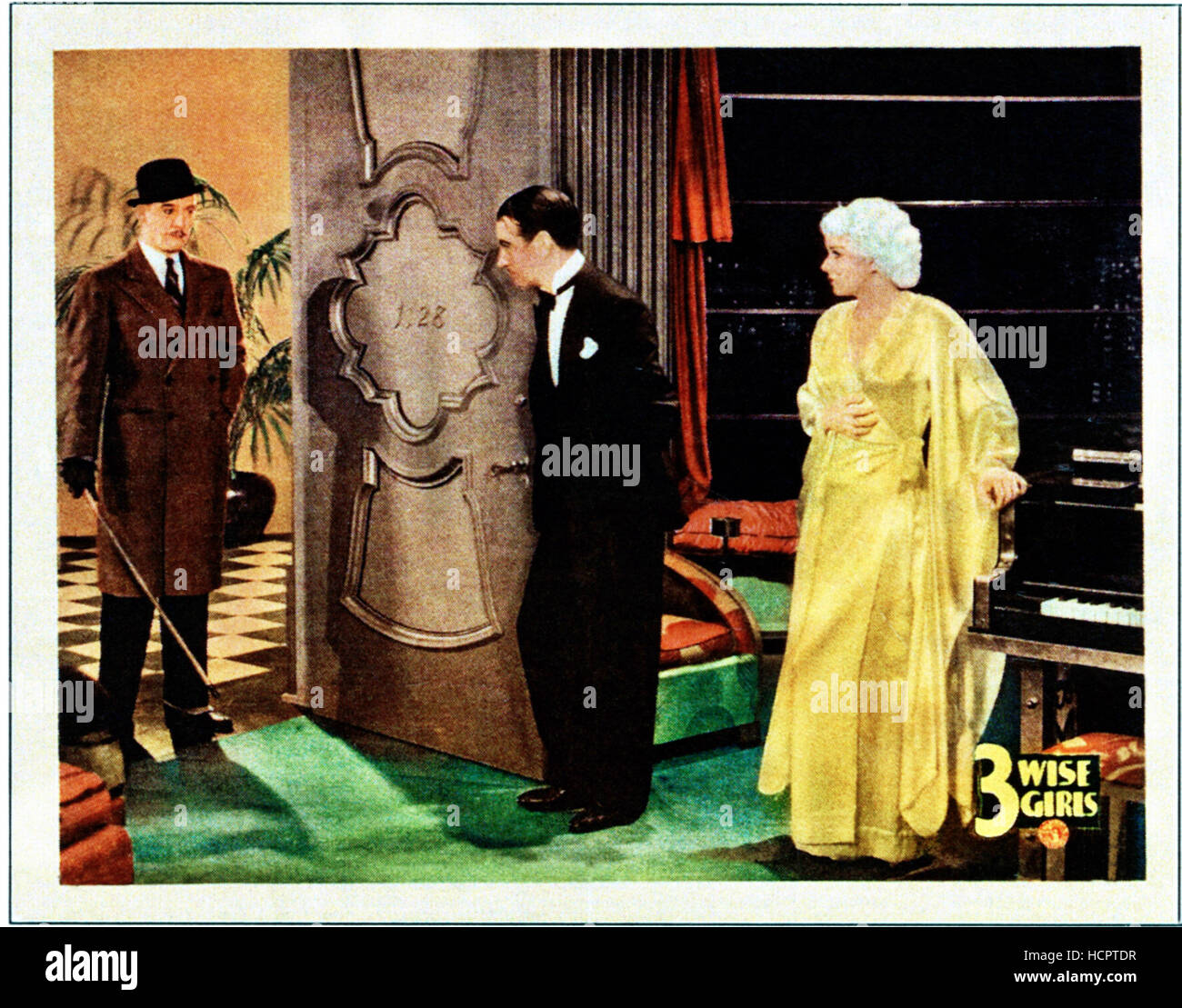 THREE WISE GIRLS, from left: Walter Byron, Jameson Thomas, Jean Harlow ...