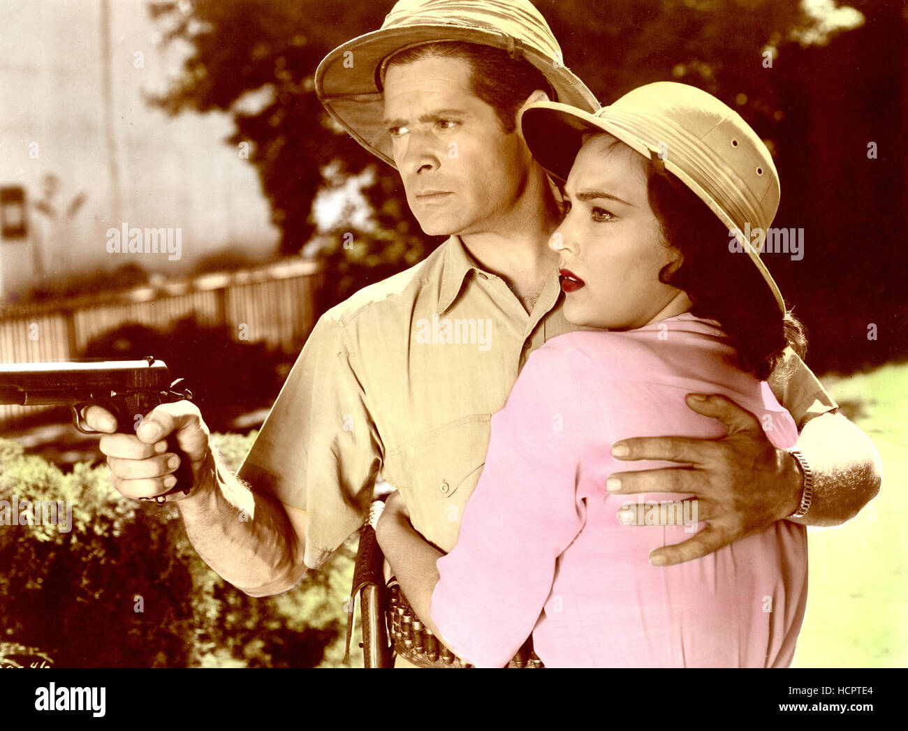 TIGER FANGS, Duncan Renaldo, June Duprez, 1943 Stock Photo - Alamy