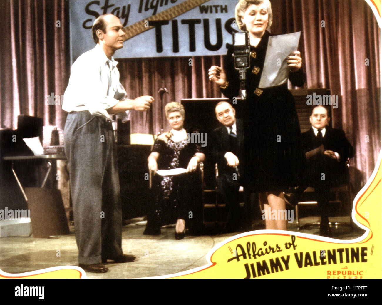 THE AFFAIRS OF JIMMY VALENTINE (aka UNFORGOTTEN CRIME), foreground ...
