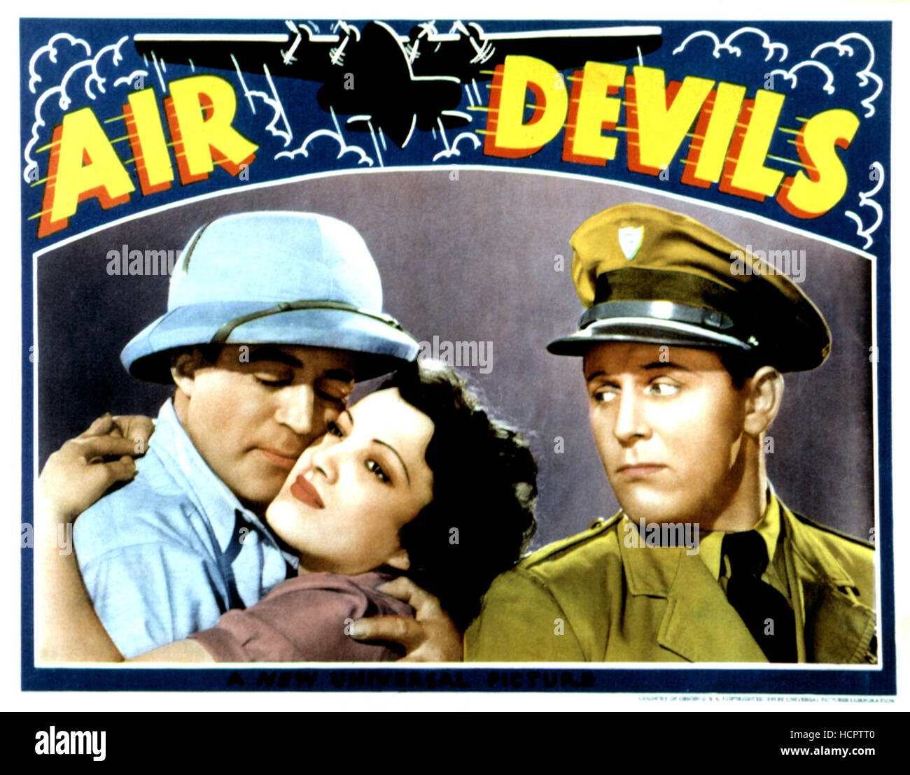 AIR DEVILS, Larry Blake, Beryl Wallace, Dick Purcell, 1938 Stock Photo ...