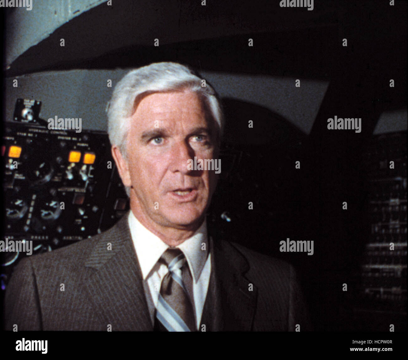 AIRPLANE!, Leslie Nielsen, 1980 Stock Photo - Alamy
