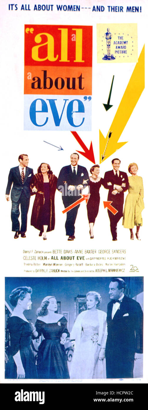 ALL ABOUT EVE, movie poster, 1950, TM and Copyright © 20th Century Fox ...