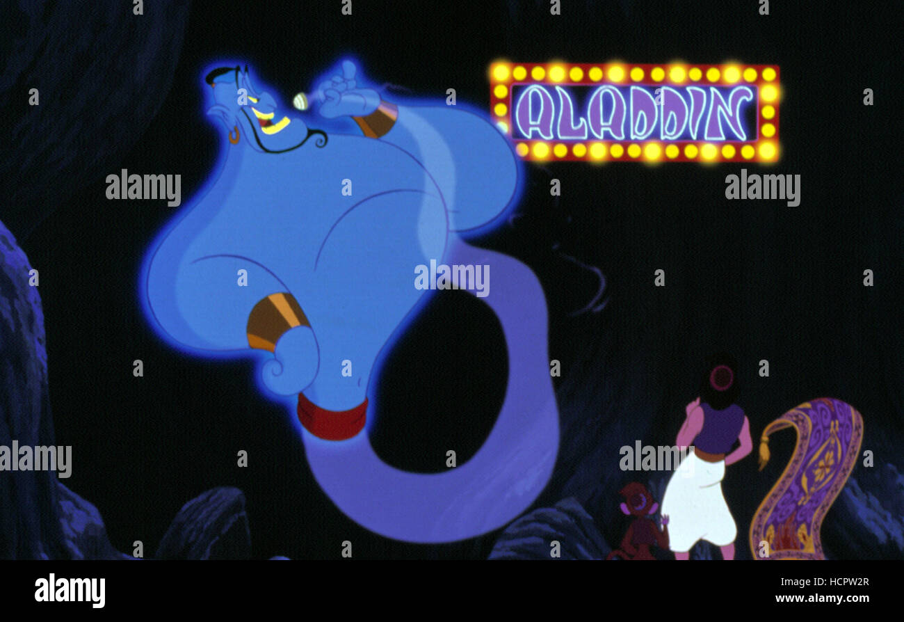 ALADDIN, Genie, Aladdin, 1992. (c) Walt Disney/ Courtesy: Everett ...