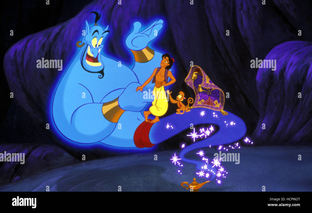 ALADDIN, Genie, Aladdin, 1992. (c) Walt Disney/ Courtesy: Everett ...