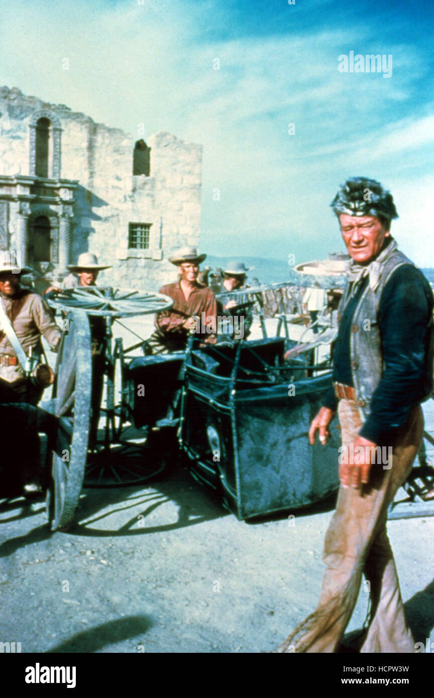 THE ALAMO, John Wayne, 1960 Stock Photo - Alamy