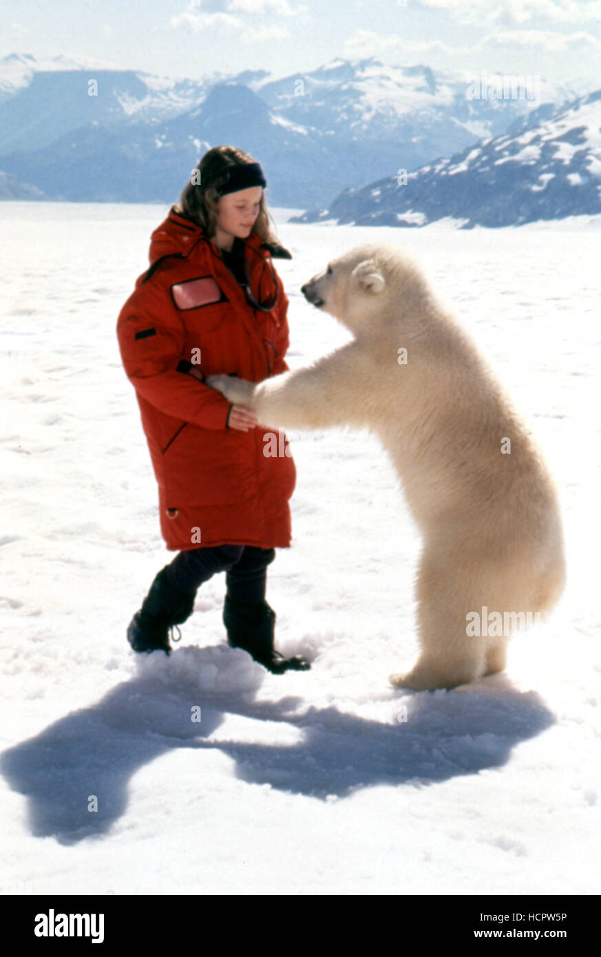 ALASKA, Thora Birch, Cubby the polar bear, 1996, (c)Columbia Pictures ...
