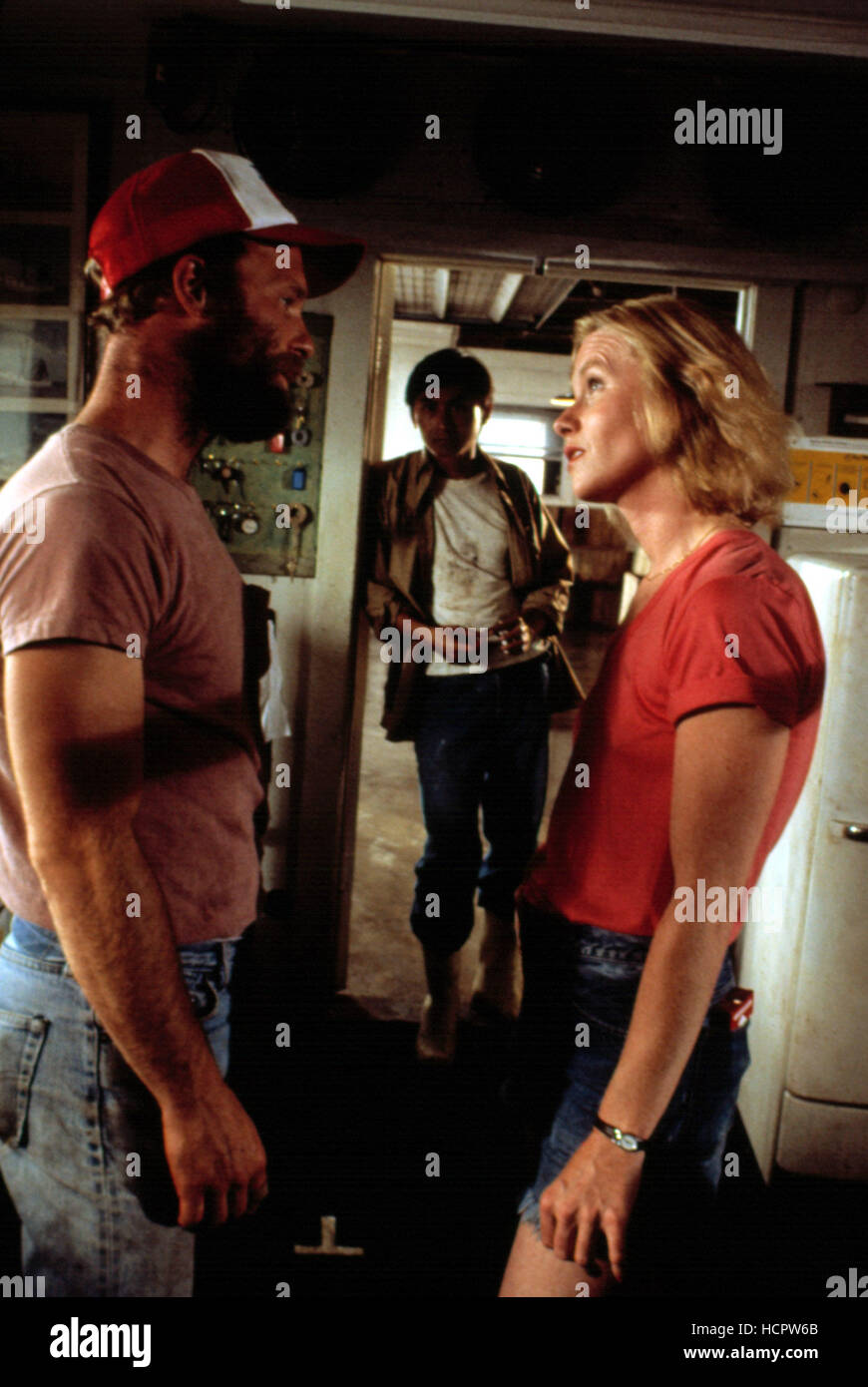 ALAMO BAY, Ed Harris, Ho Nguyen, Amy Madigan, 1985 Stock Photo - Alamy